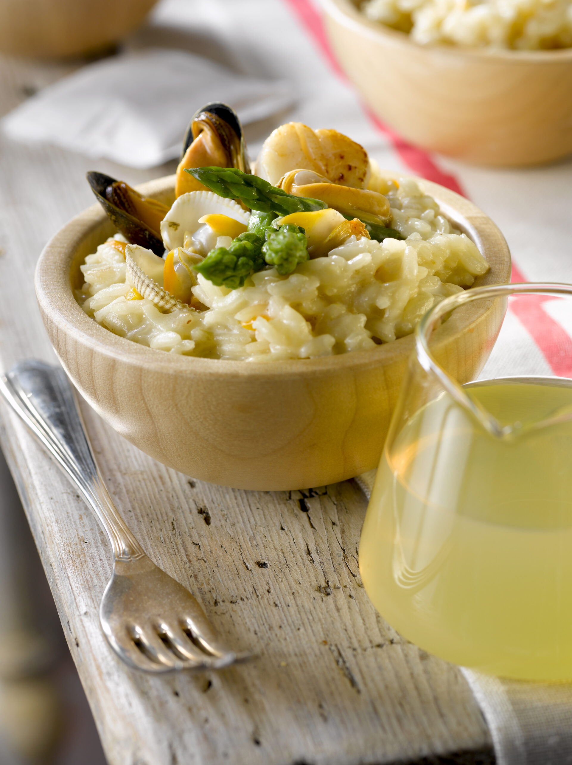 Creamy seafood risotto - Ariaké